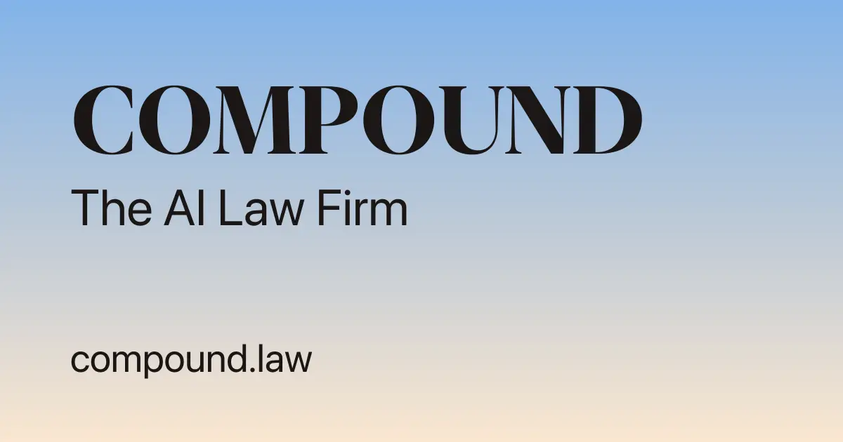 Compound Launches AI-First Law Firm for Companies in Germany